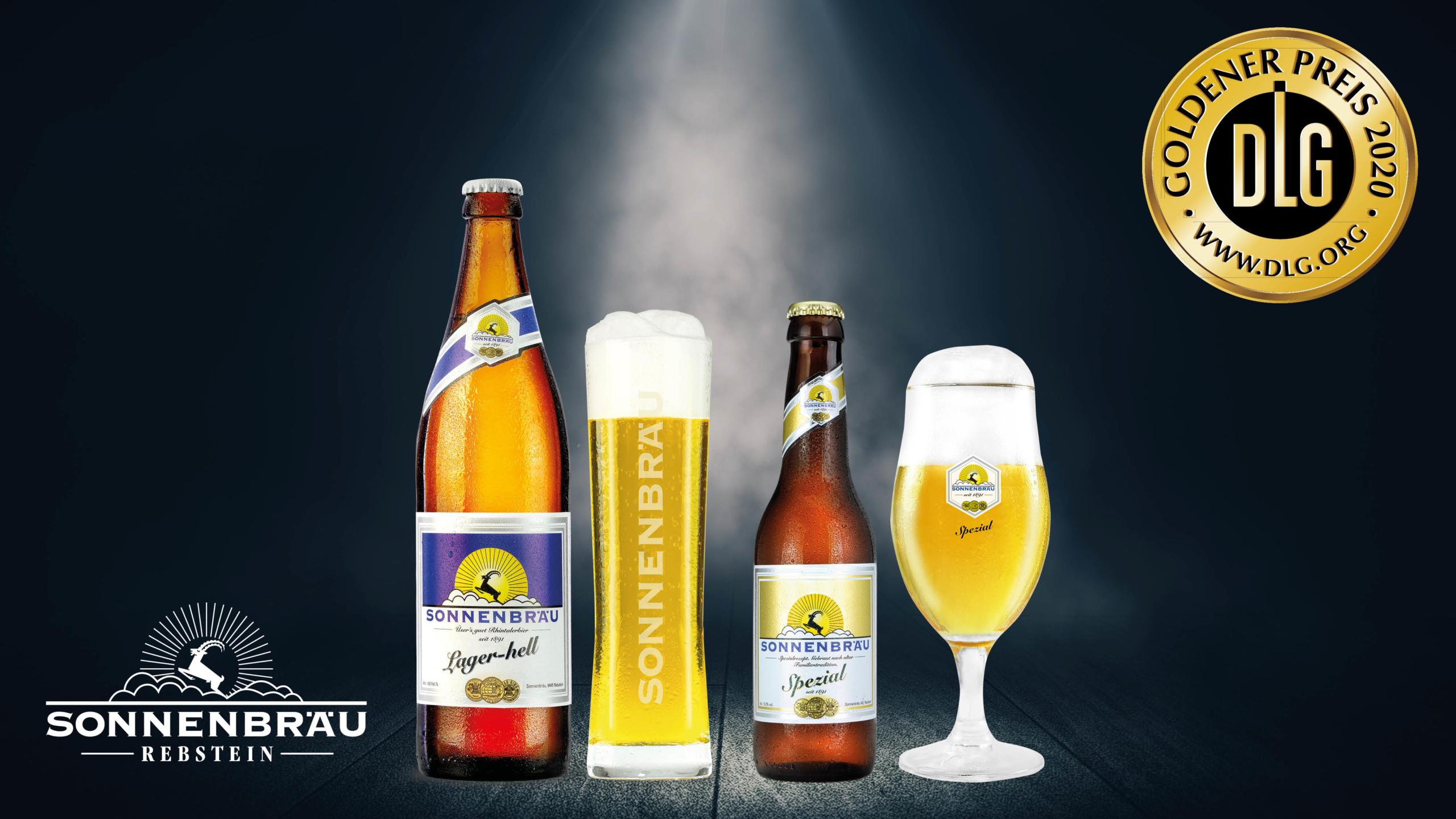 Sonnenbräu Lager hell und Spezial ausgezeichnet - Sonnenbräu